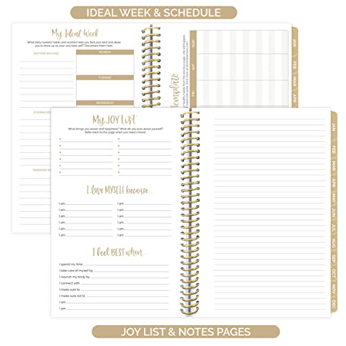 bloom daily planners 2023 Calendar Year Day Planner (January 2023 - December 2023) - 5.5β x 8.25β - Weekly/Monthly Agenda Organizer Book with Stickers & Bookmark - Marble