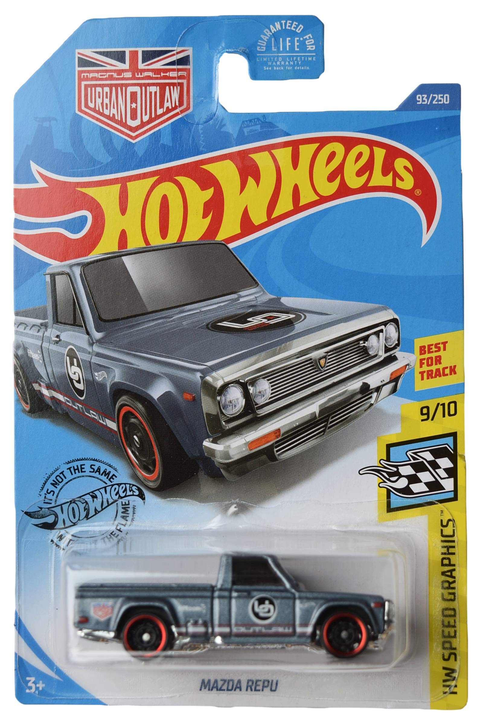 Hot Wheels Speed Grahpics 9/10 Mazda Repu 93/250, Slate