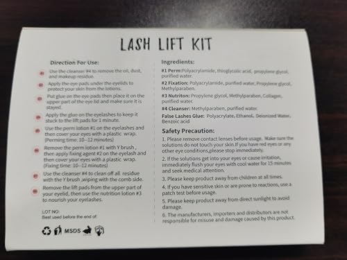 Bestauty Eyelash Lifting Set, Lash Lifting Kit Eyelash Curling Makeup Tools DIY Eyelash Extension Kit Lash Lift Kit Semi-Permanent Curling Suitable for Salon Home Use