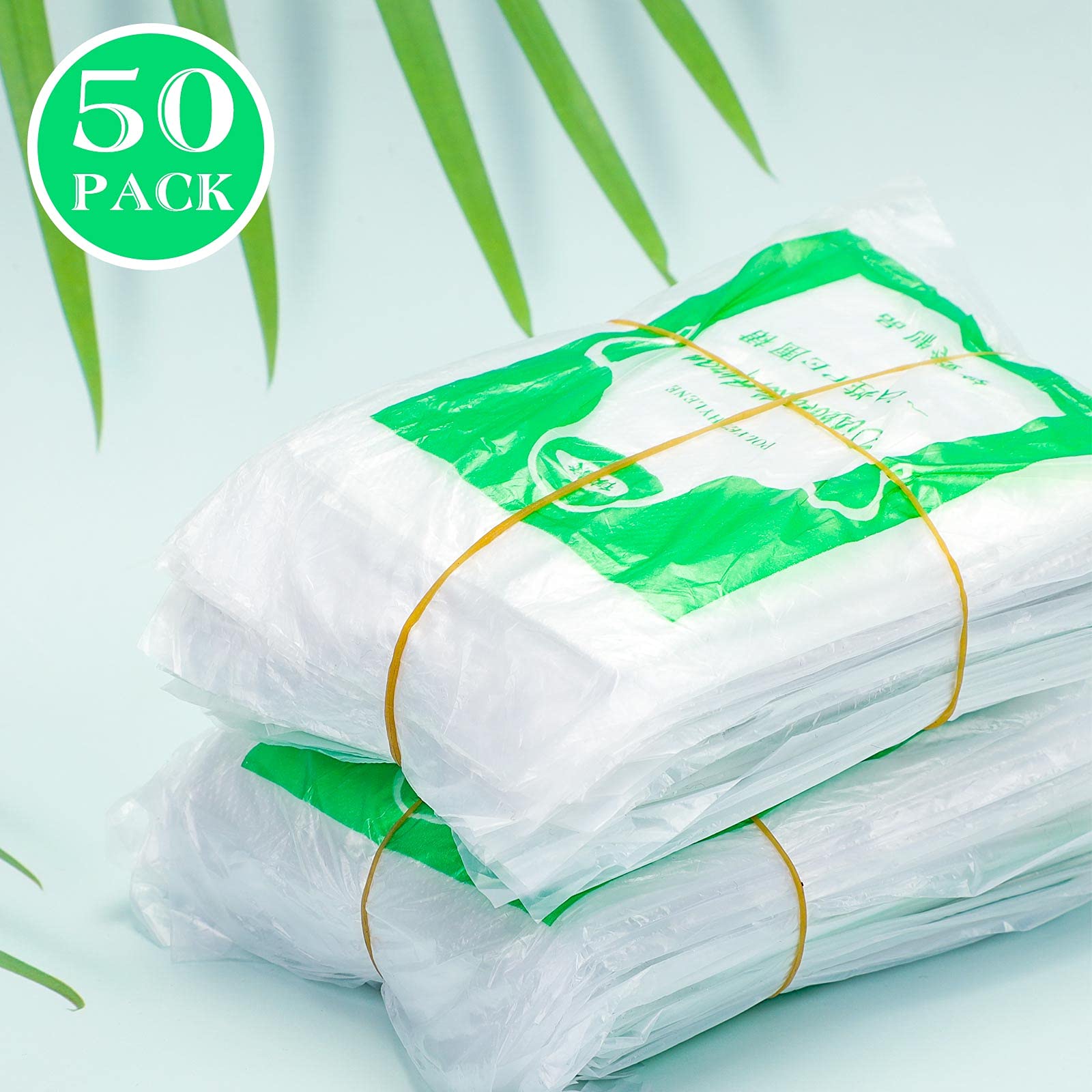 SATINIOR 50 Pieces Disposable Aprons Plastic Aprons for Kids Waterproof Oil Proof Small Clear Polythene Children Cooking Apron for Painting Cooking Eating Teaching DIY Craft Picnic