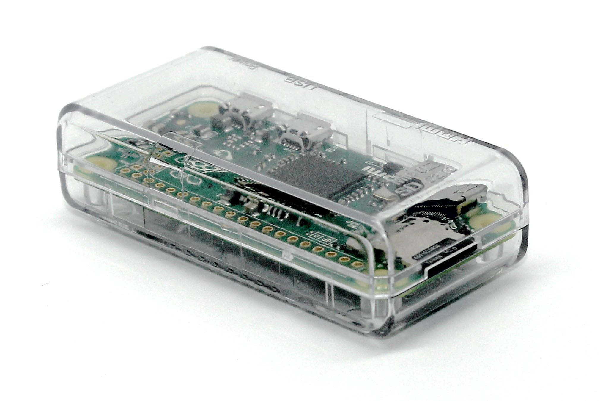SB Premium Clear Case for Raspberry Pi Zero and Raspberry Pi Zero W Open Closed 2 in 1 Access to All Ports