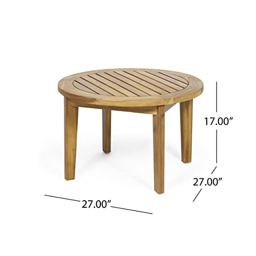 Christopher Knight Home 318121 Solano Coffee Table, Teak