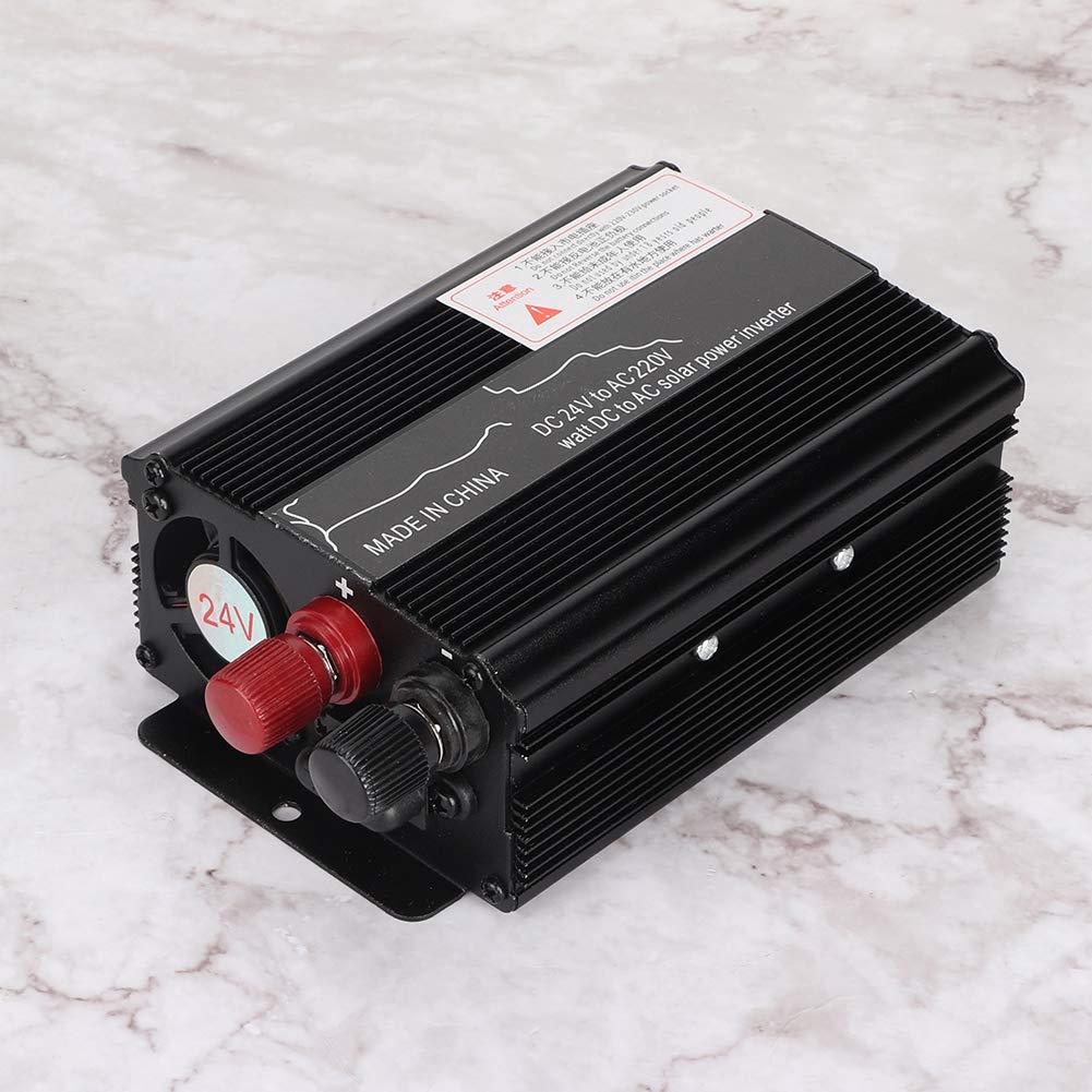 Aramox Inverter, 3000W 24V to 220V Car Inverter Modified Sine Converter Black