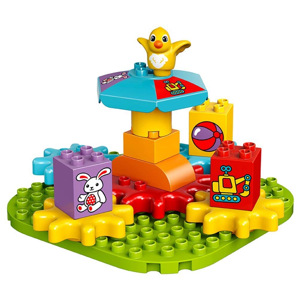 LEGO DUPLO My First Carousel 10845 Educational Toy, Large Building Blocks