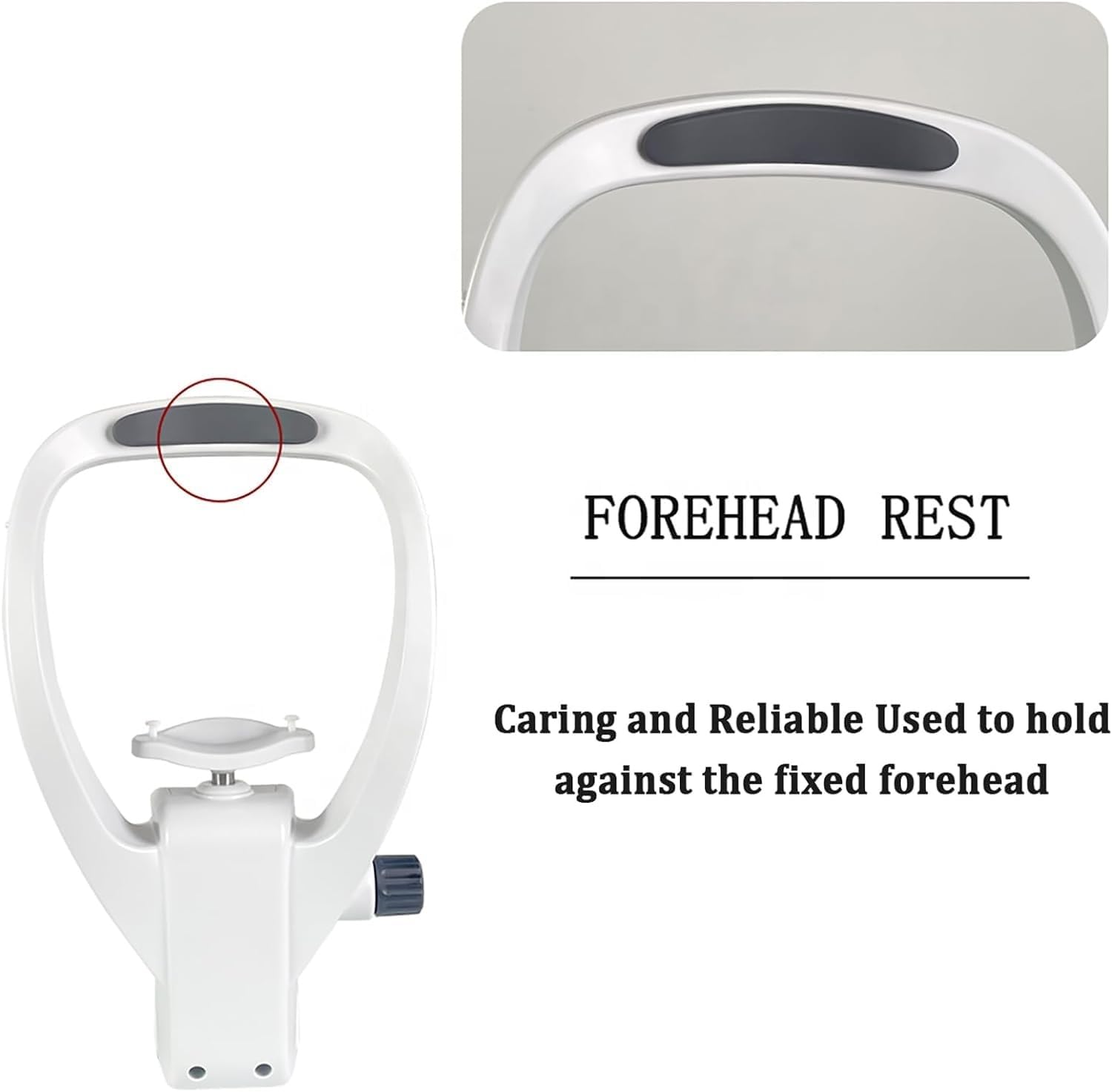 CFDZCP Optometry Lifting Chin Bracket Forehead Support Plastic Optometry Accessories ,Optical Instrument Chin Rest Forehead Bracket Set for Auto Refractometer and Other Devices