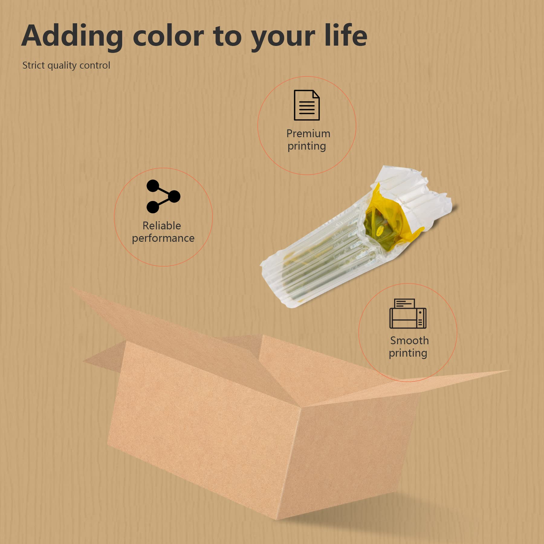 C230/C235 Black, Cyan, Magenta, Yellow High Capacity Toner Cartridge (4-Pack) - Replacement for Xerox C230 C235 Printer - 006R04383 006R04384 006R04385 006R04386