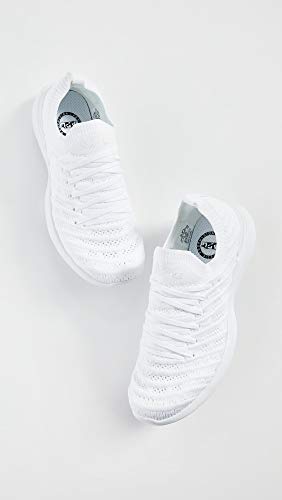Athletic Propulsion Labs (APL) Women's Techloom Wave Sneaker, White/White, 7.5