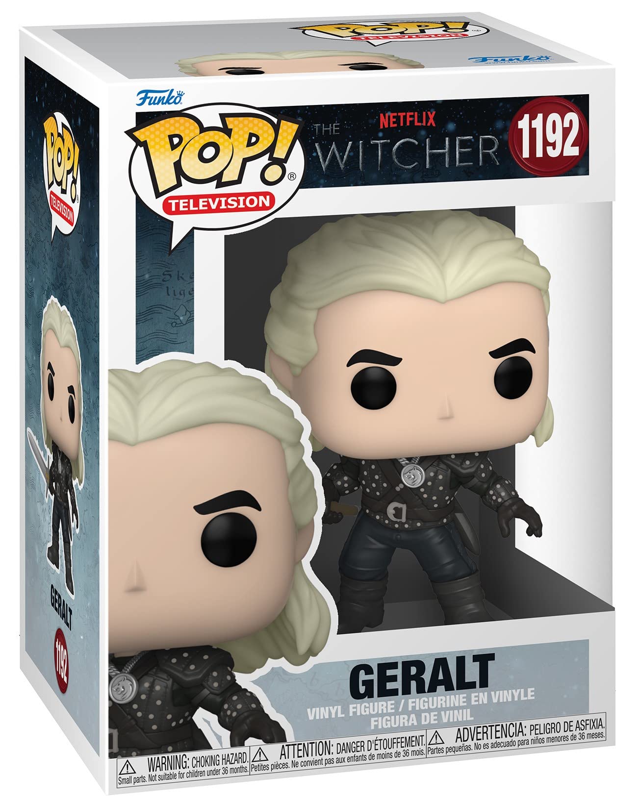 POP Funko TV: Witcher- Geralt Bundled with EcoTEK Protector