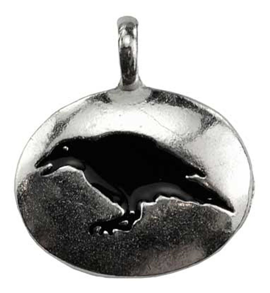 Azuregreen Raven Totem Spiritual Amulet Pendant