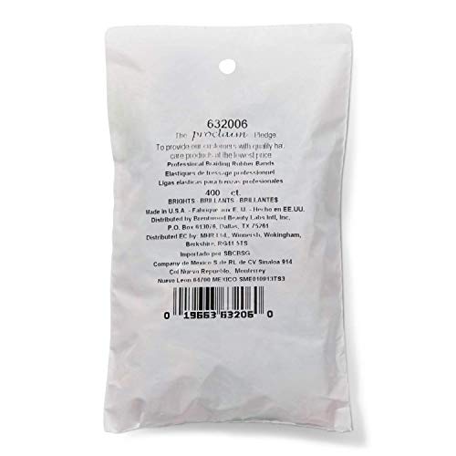 Proclaim Rubber Bands Assorted Brights 400 Count Assorted Brights