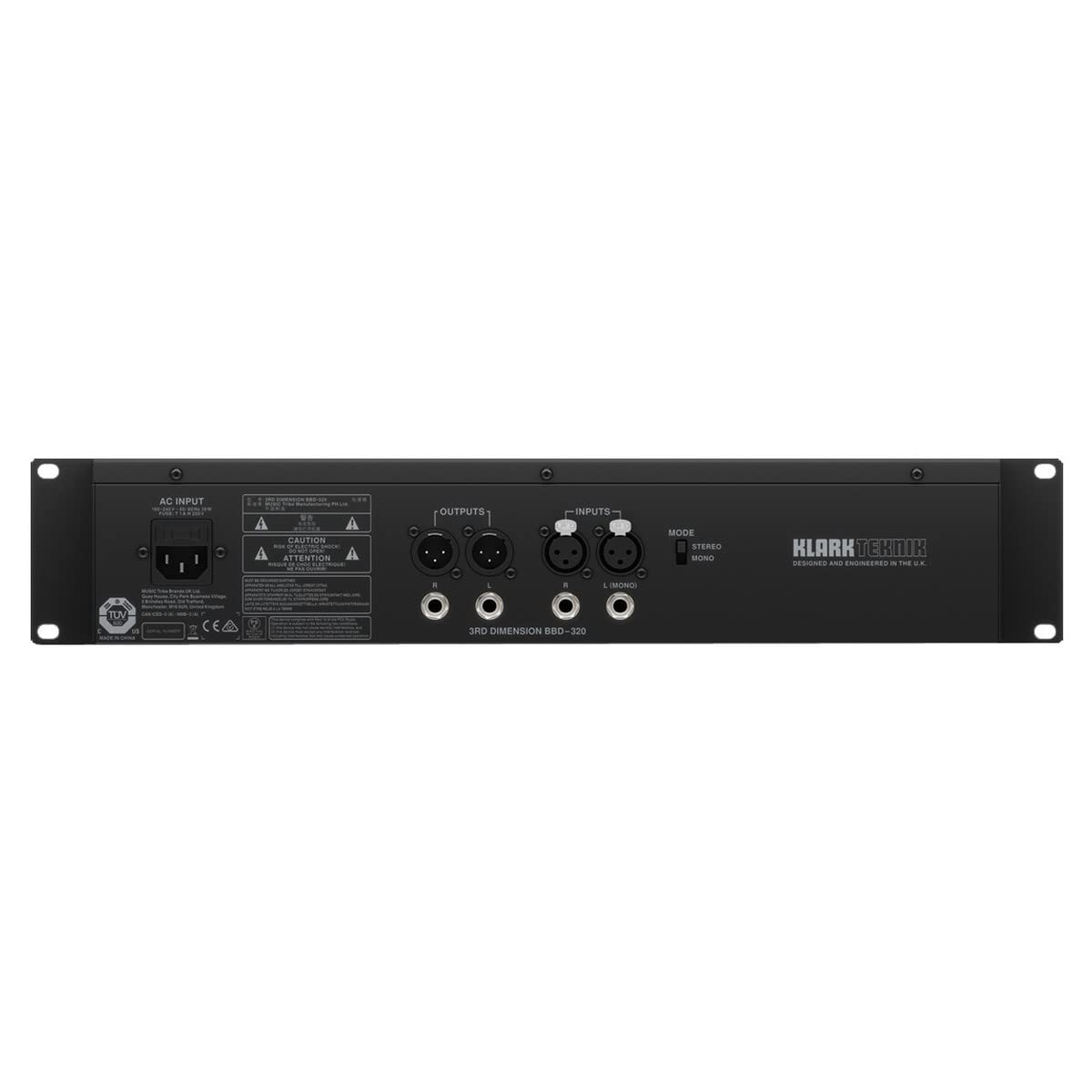 Klark Teknik 3RD DIMENSION BBD-320 Analog Multi-Dimensional Signal Processor with BBD Technology