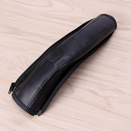 Baby Stroller Armrest Protective Cover,Leather Pram Stroller Handle Sleeve Cover with Zipped