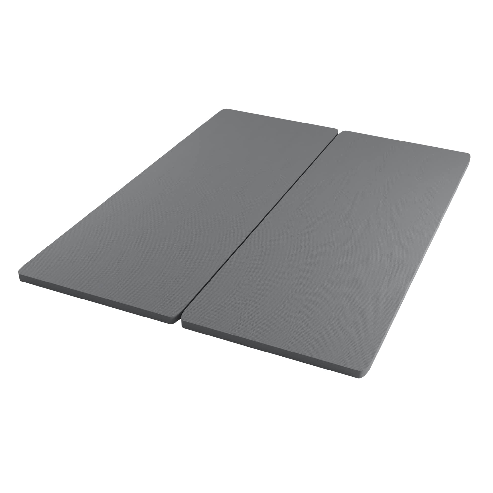 Split Nutan, 1.5-Inch Bunkie Board for Mattress/Bed, Fully Assembled, Improved Comfort and Support, King, Grey