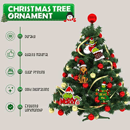 Christmas Tree Decorations - 30PCS Christmas Tree Hanging Ornament,Holiday Xmas Tree Party Indoors Home House Decor