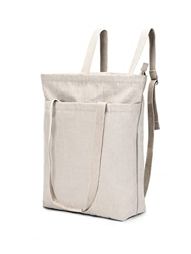 FASTFAIRY Tote Bag Backpack 2 in 1 ,Waterproof, holds 14" laptop