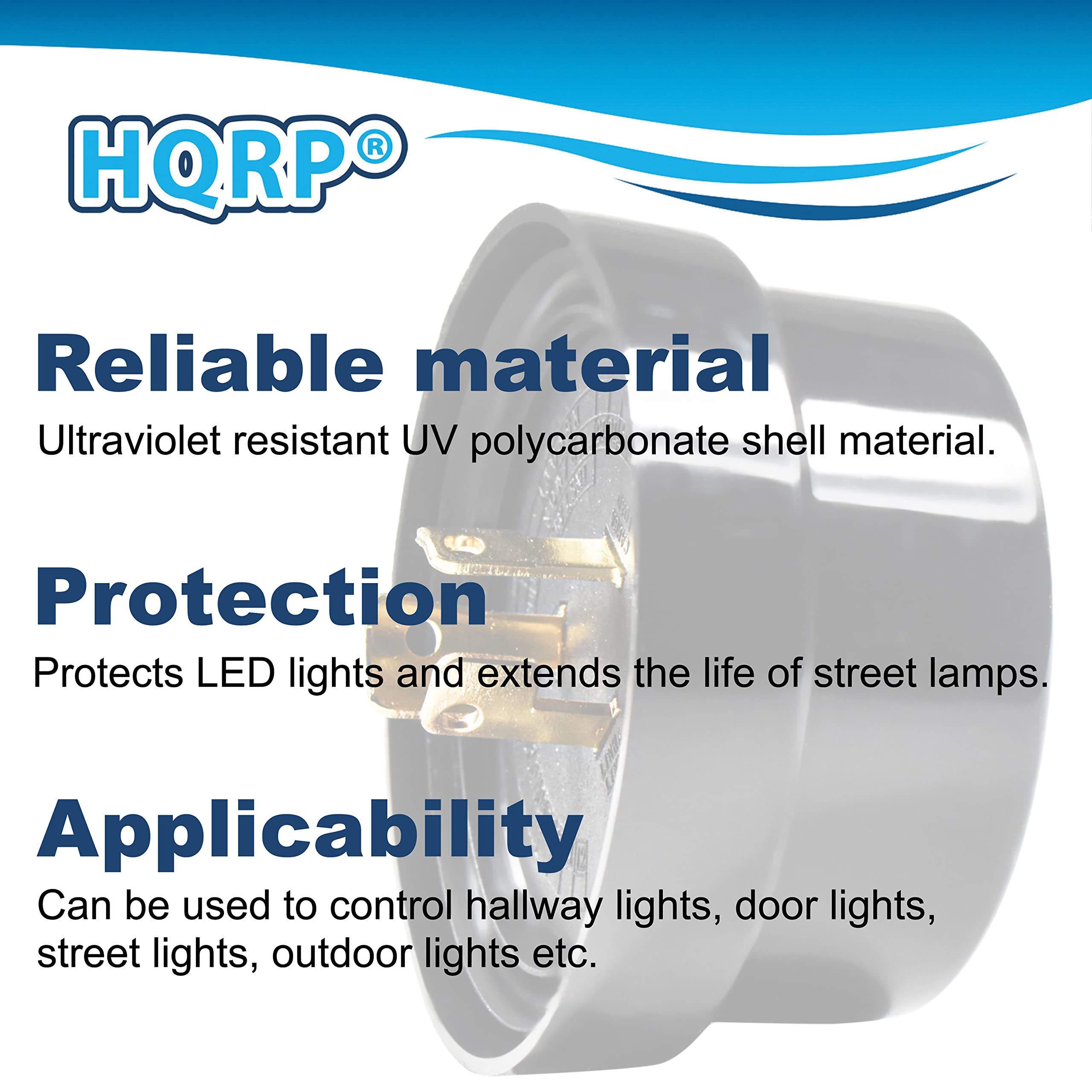 HQRP 2-Pack Photocell Sensor Shorting Cap Outdoor Light Photoelectric Switch Short Circuit Cap Twist Lock Plug for Led Garage Light, Outdoor Pole Light, Landscape Lightening etc.