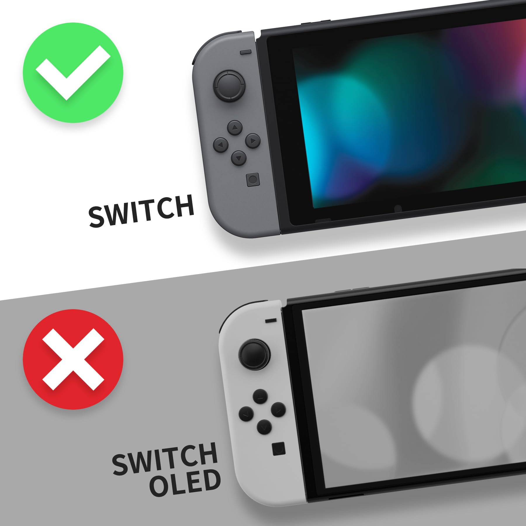 eXtremeRate Custom Soft Touch Grip Faceplate for Nintendo Switch Dock, Classics NES Style Patterned DIY Replacement Housing Shell for Nintendo Switch Dock - Dock NOT Included