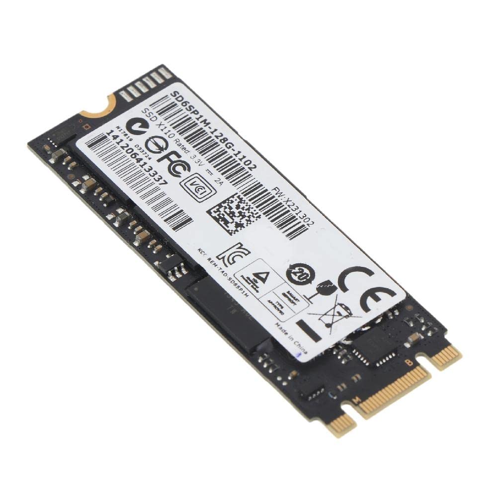 BYNNIX Original 128GB SD6SP1M 128G M.2 NGFF 2260 SSD X110 Series Formated Work Used Hard Drive Disk sd6sp1m-128g SSD