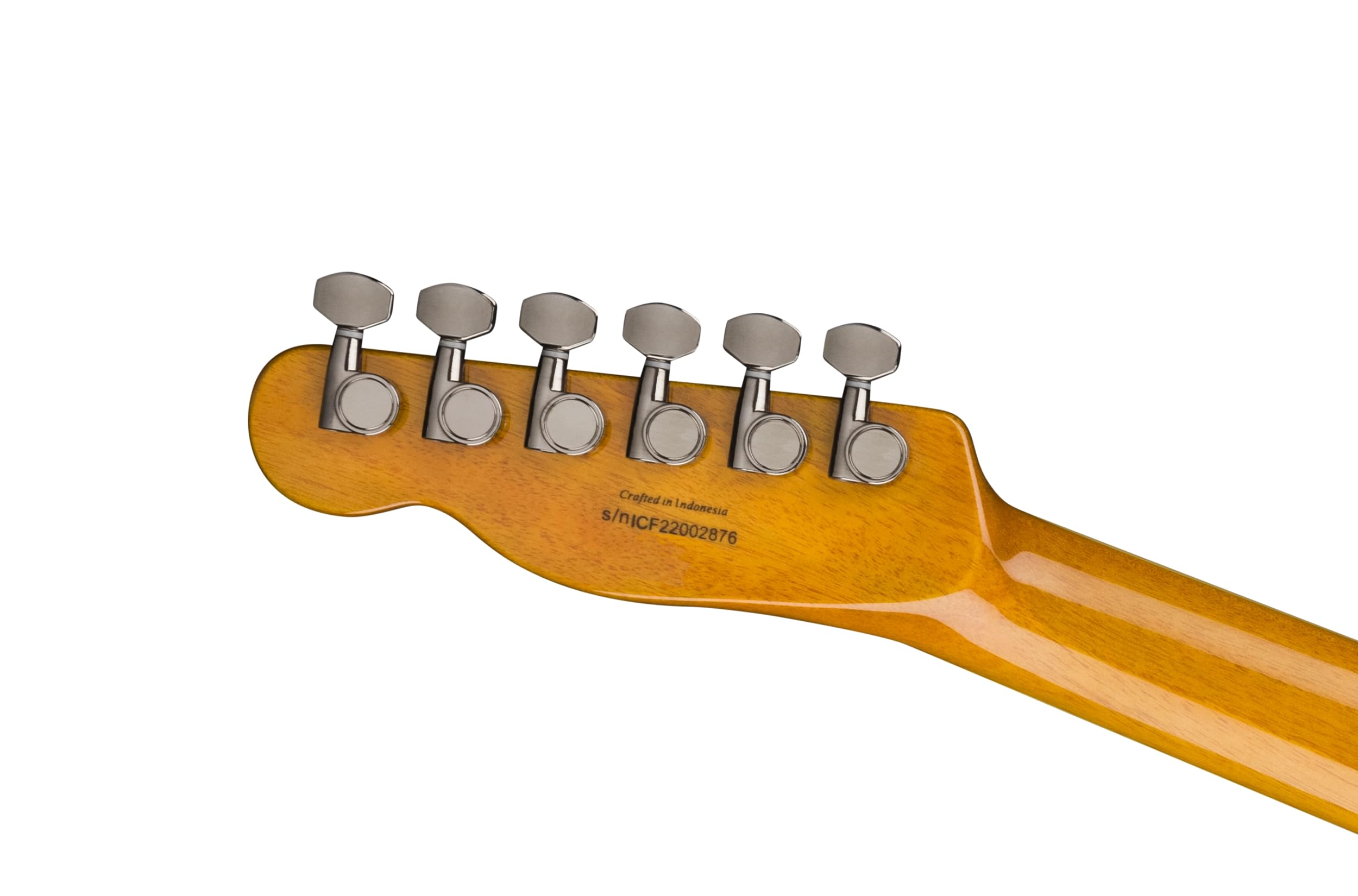 Fender Set Neck Custom Tele FMT featuring Seymour Duncan Humbucker’s, Electric Guitar with 2-Year Warranty, Many Tones, Elegant Finish, Amber