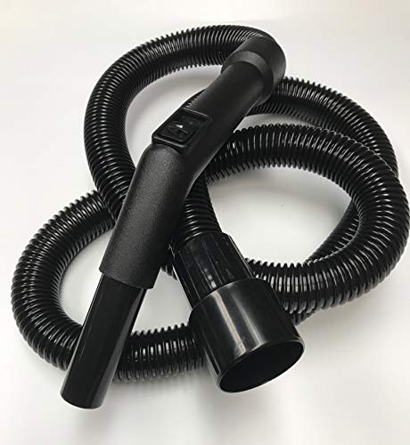Compatible Replacement for Some Shop Vac and Ridgid Style Vacuum Cleaners Crushproof Commercial Grade Hose with Tool Set. Has 2 1/4" Machine End Coupling and Uses the Standard 1 1/4" Hose Attachments