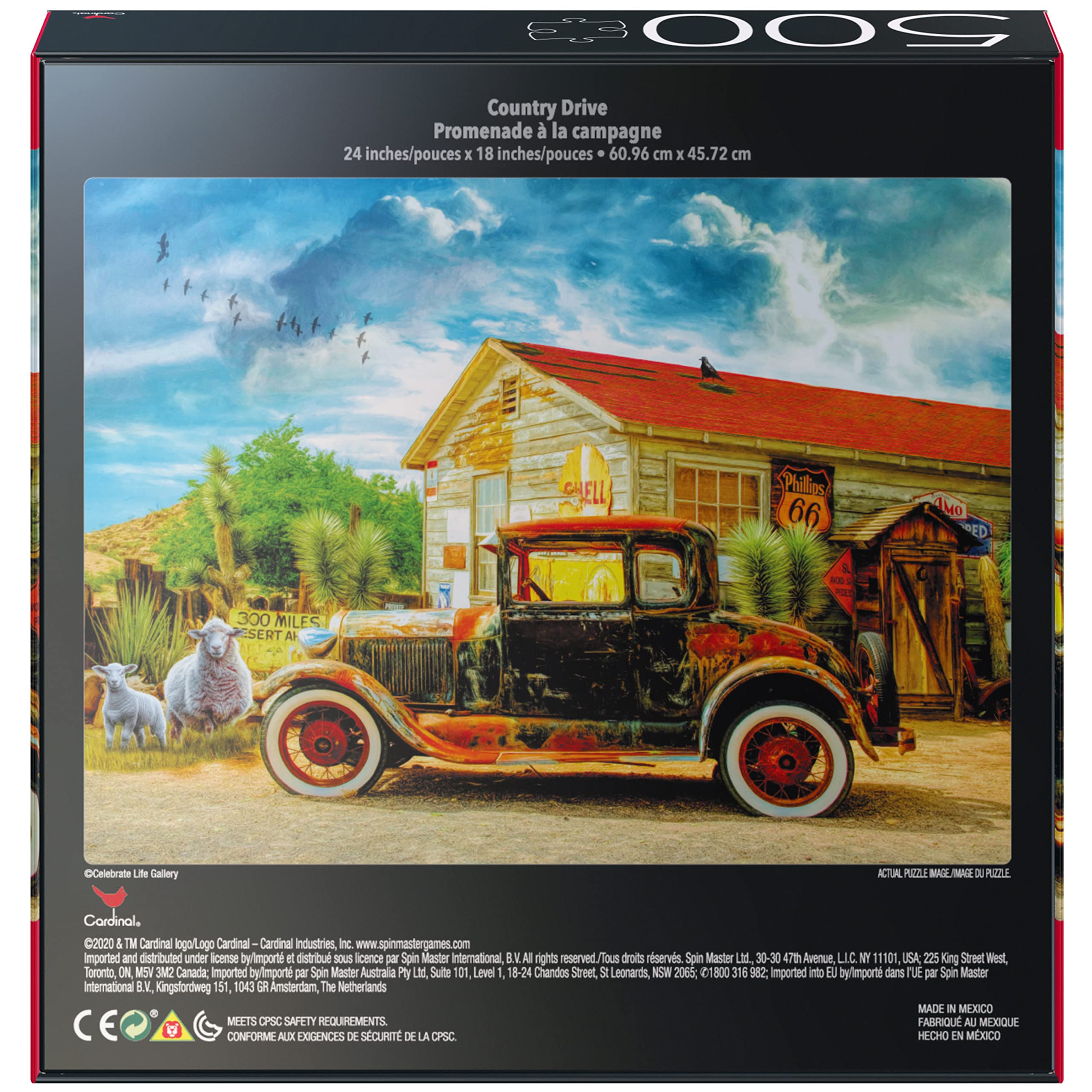 Spin Master Games 2-Pack of 500-Piece Jigsaw Puzzles, Bibliodame 1 and 2 | Puzzles for Adults and Kids Ages 8+