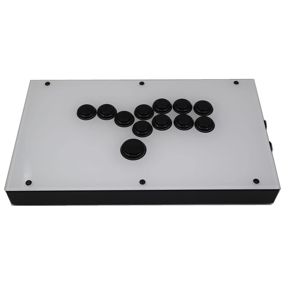 FightBox RAC-J800B-PS-B All Buttons Leverless-Style Arcade Joystick Fight Stick Game Controller For PS4/PS3/PC Sanwa OBSF-24 30