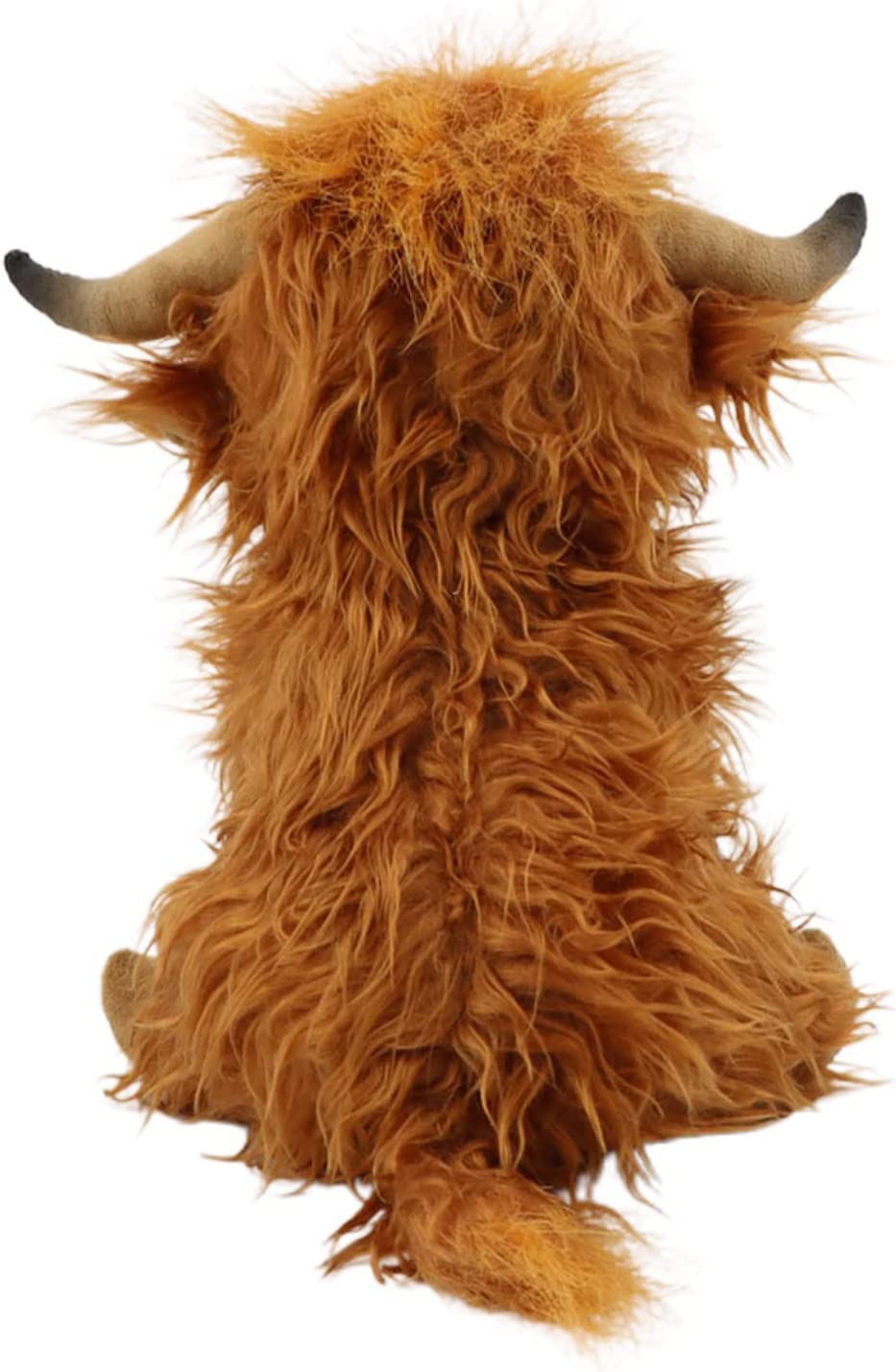 ROSIHA Highland Cow Plush,Cuddly Realistic Cow Stuffed Animal Farm Toy Pillow