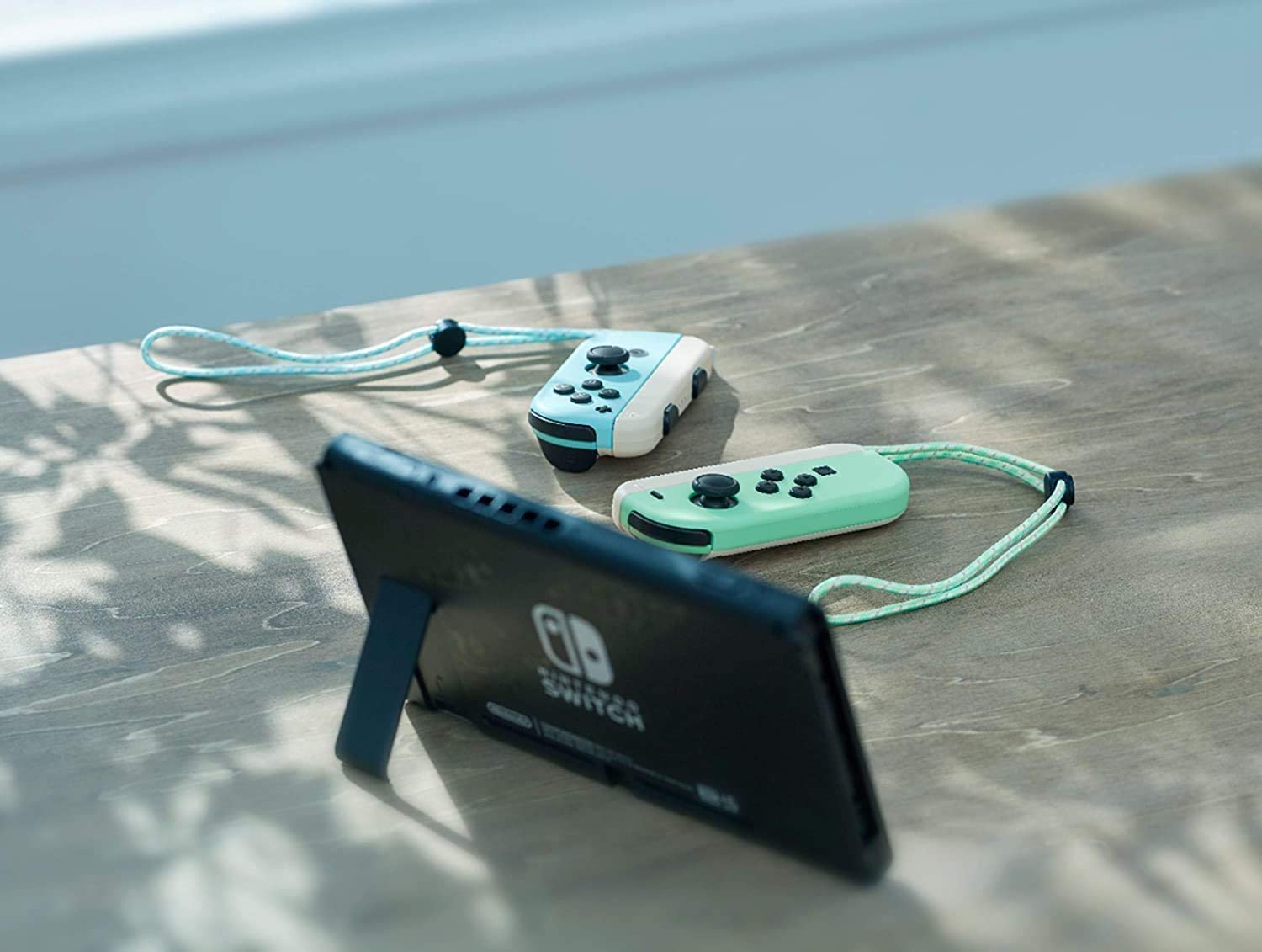 Newest Nintendo Switch Animal Crossing: New Horizons Edition 32GB Console - Pastel Green Blue Joy-Con - 6.2" Touchscreen Display, WiFi, Bluetooth + Hubxcel HDMI Accessories Holiday Bundle (Renewed)