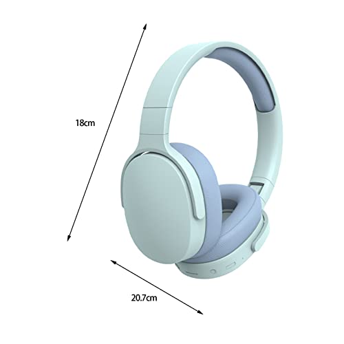 Bluetooth Headphones with Intelligent Noise Reduction,Wireless Headset HiFi Foldable,Ergonomic Bluetooth-Compatible 5.1, Stereo Over Ear Headphone,Wireless Headphones with Microphone Beige