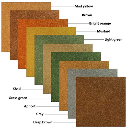 Gotocut Frosted Soft Solid PU Synthetic Leather Suede Faux Leather Sheet for Making Earring Hair Bows, Handicraft DIY Projects 9.5'' x 53" (Dark Brown)