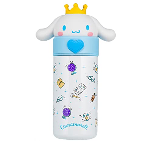 Cinnamoroll Stainless Steel Insulated Water Bottle 350ml - Blue