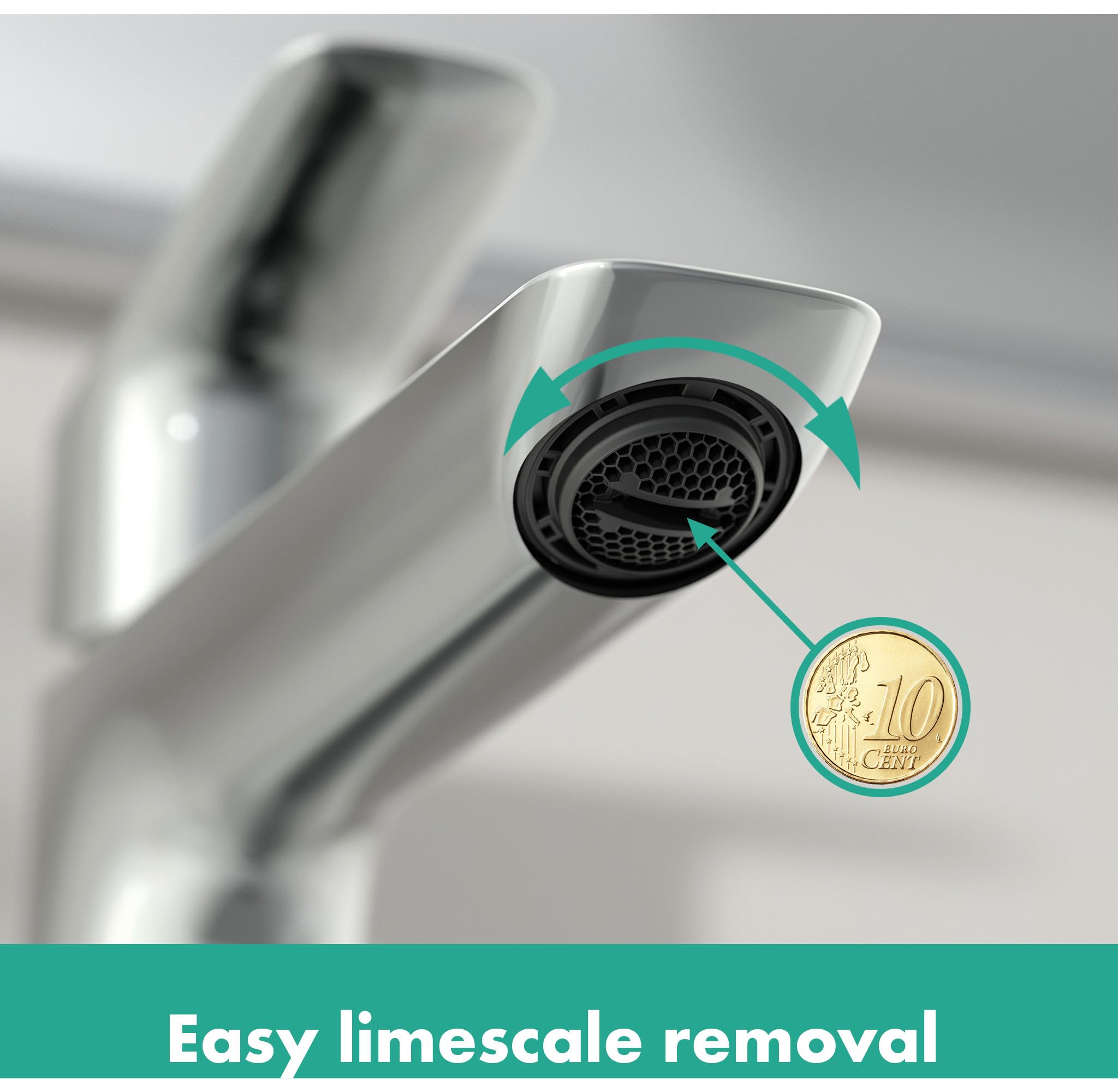 hansgrohe Logis Fine Modern 1-Handle 1-Hole 12-inch Tall Bathroom Sink Faucet in Brushed Nickel, 71258821