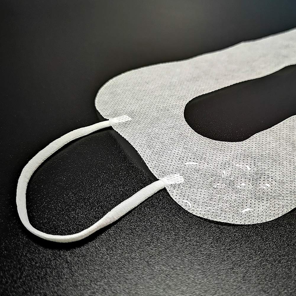 YinQin Disposable VR Mask 50PCS VR Headset Cover Mask Sanitary VR Eye Cover Mask VR Eye Mask Cover Universal Mask for VR, White