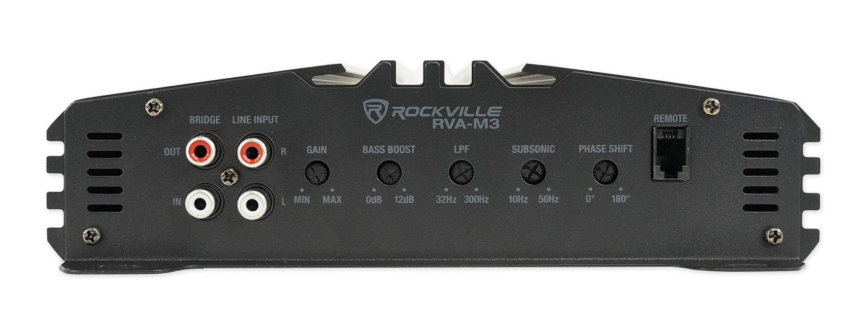 Rockville RVA-M3 4000w Peak/1000w CEA RMS @ 1 Ohm Amplifier Mono Car Amp+Remote