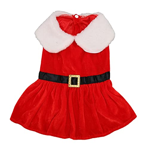 Dog Christmas Sweater Xmas Pet Clothes Santa Dog Christmas Dress Santa Pet Christmas Dress Skin Friendly Breathable Elastic Pet Winter Clothes for Small Dogs Cats XL