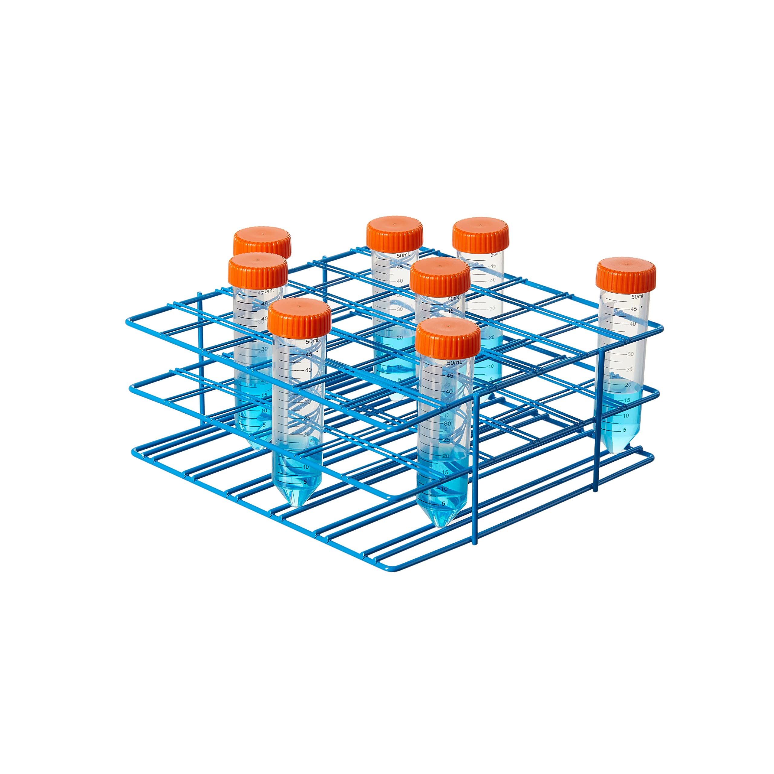 SP Bel-Art Poxygrid Centrifuge Tube Rack; For 50ml Tubes, 36 Places, Blue (F18794-0002)