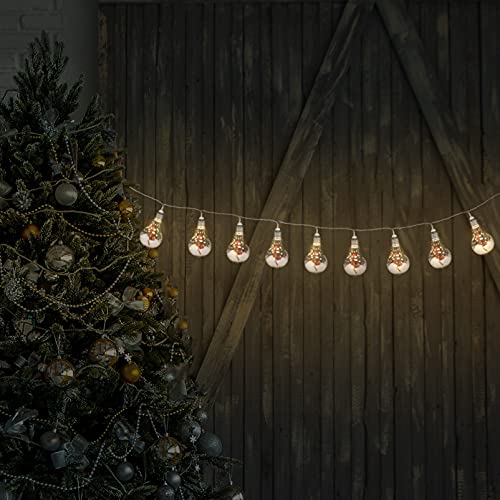 ibasenice LED String Lamp Lightbulb String Light Festival Fairy Light Holiday Party Hanging Light Decoration for Home Garden Yard Lawn