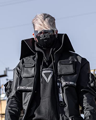 Fabric of the Universe Techwear Graphic Cyberpunk Face Shield Protection Goggle (KJ-05)