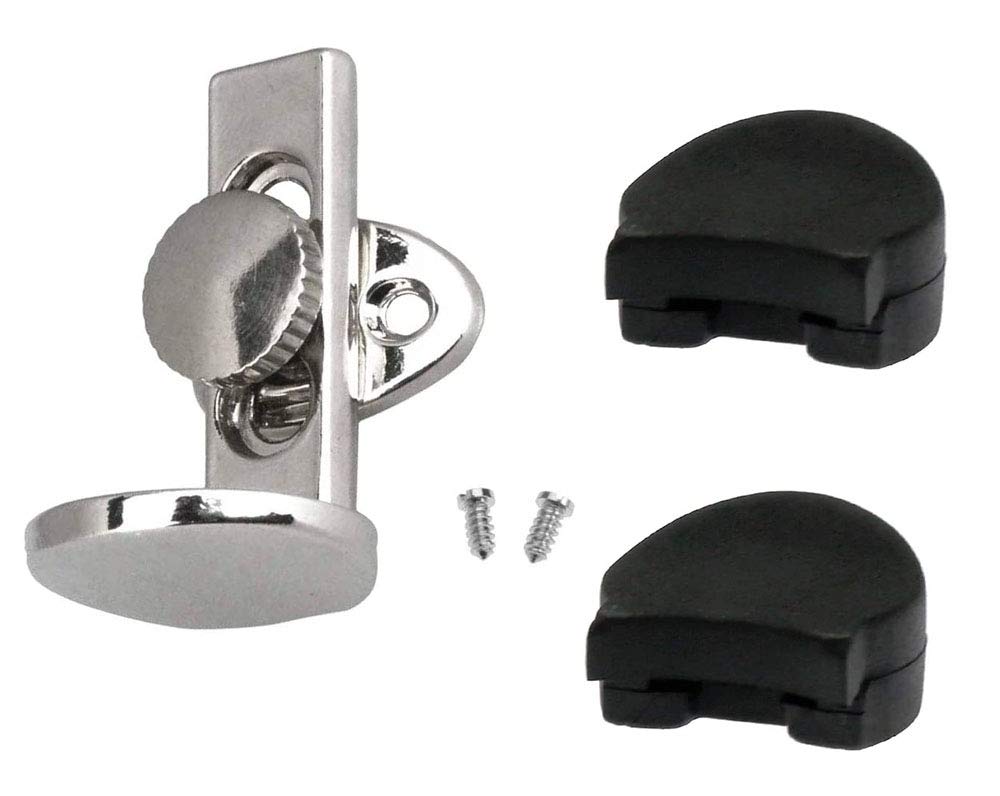 Jiayouy Adjustable Oboe & Clarinet Copper Thumb Finger Rest with 2pcs Rubber Cushion Fit for Clarinet Woodwind Instrument