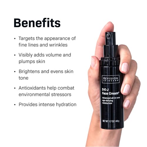 Revision Skincare D·E·J Face Cream®, Advanced Anti Aging Moisturizer, Lifting and Firming, Antioxidant Rich, 1.7 oz