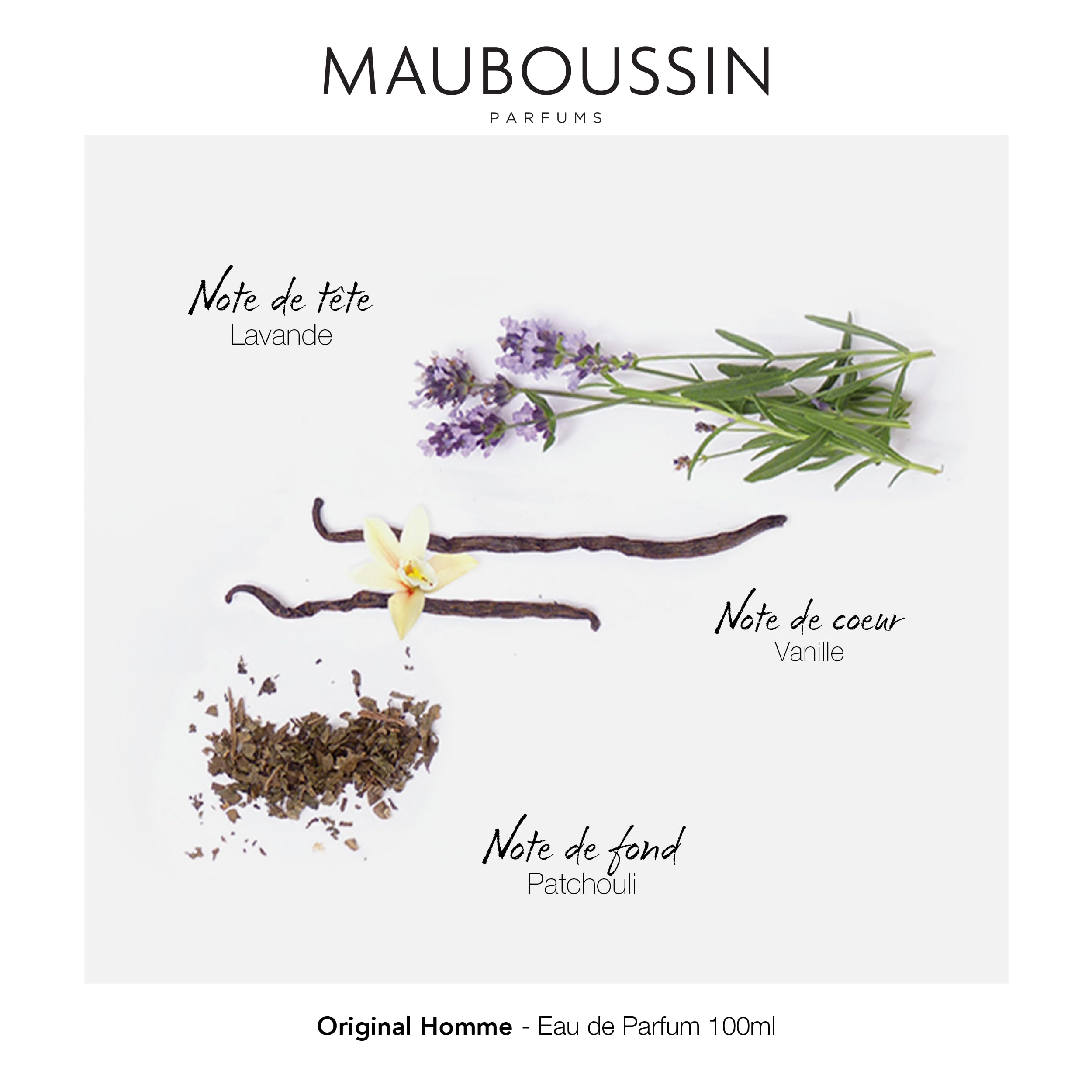 Mauboussin - Original Homme 100ml (3.3 Fl Oz) - Eau de Parfum for Men - Woody & Aromatic Scents