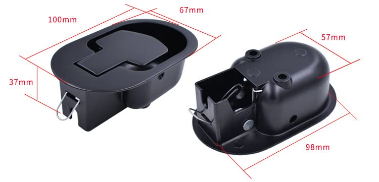 Beeiee Recliner Replacement Parts,Handle Universal Pull Recliner Handle with Cable,Fits Most Recliner Sofa