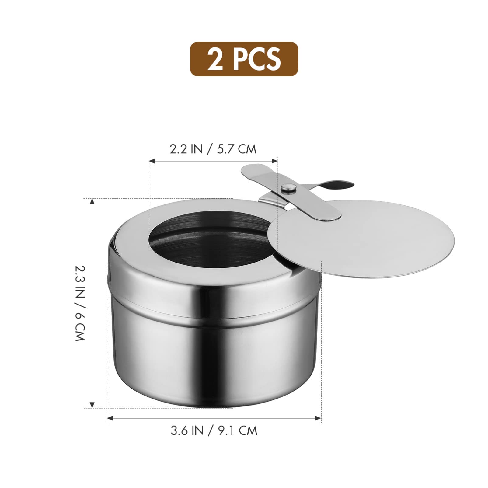 Cabilock 8 Pcs Fuel Holder Can Cover Chafing Chafer Heat Fuel Can Mini Stoves Buffet Server Warming Trays for Buffets Stereo Cans Fuel Cans Utensil Holder Alcohol Stove Suite Food