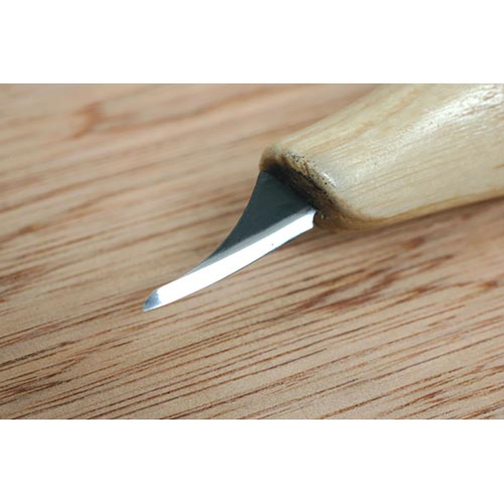 FLEXCUT Mini Pelican Knife, Honed and Polished Ultra-Thin High Carbon Blade, 7/8 Inch (KN19)