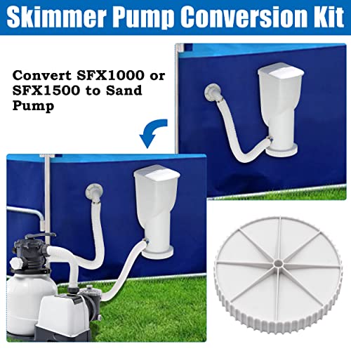 Byenins Conversion Kit for Your Skimmer Pump Replacement for Summer Wave,Compatible with SFX1000 and SFX1500, Sand Pump Compatible Convert Equipment