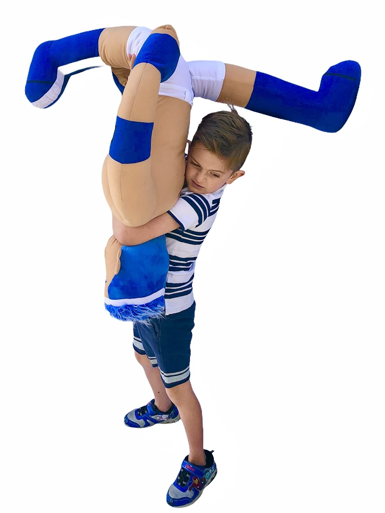 Wrestle Mates 4 Foot Tall Large Stuffed Wrestling Doll (Raz Blue Hair Dummy