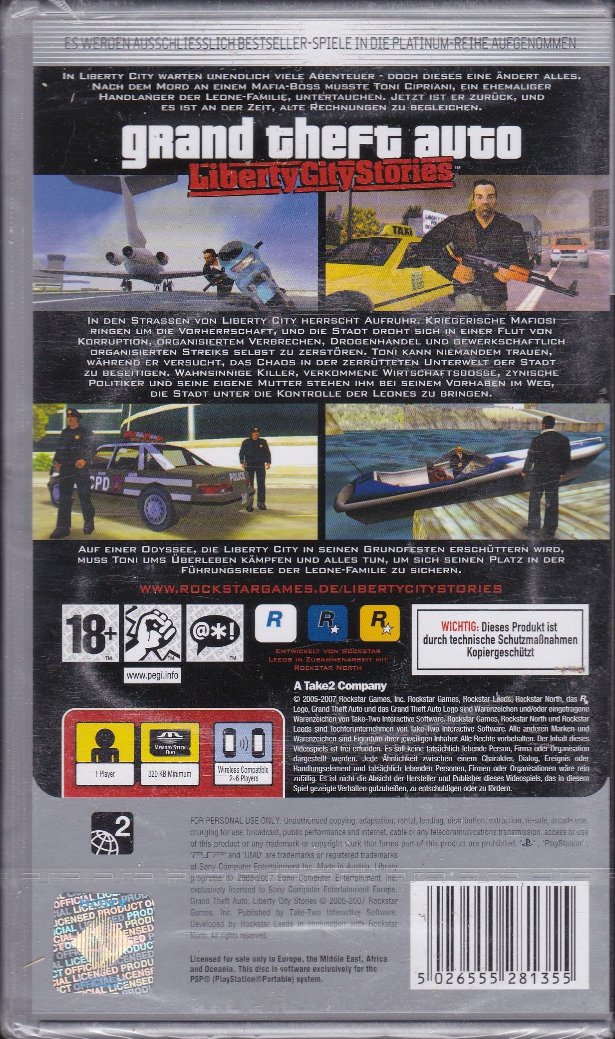Grand Theft Auto: Liberty City Stories PSP (PSP)