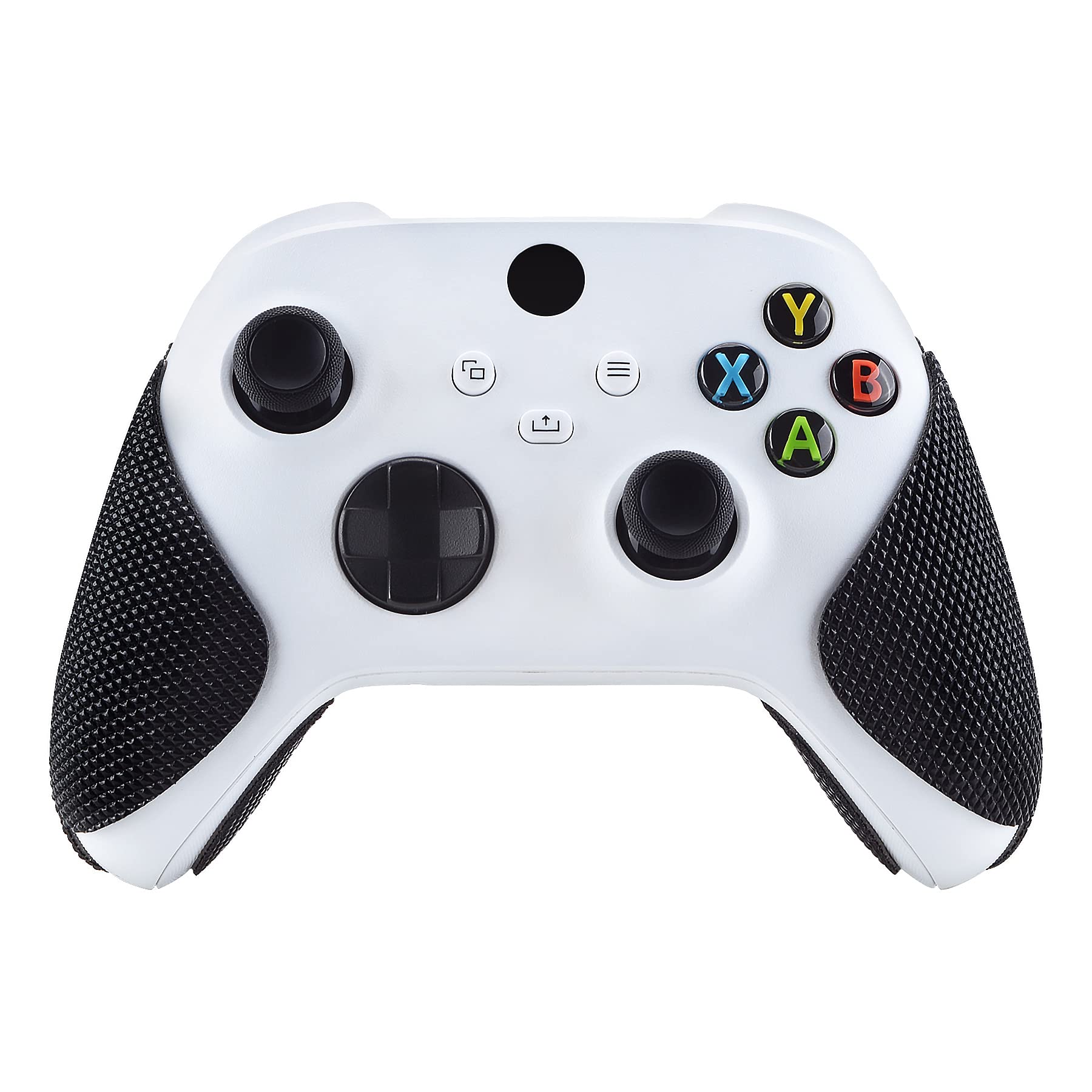 eXtremeRate PlayVital Anti-Skid Sweat-Absorbent Controller Grip for Xbox Series X/S Controller, Professional Textured Soft Rubber Pads Handle Grips for Xbox Series X/S Controller - Diamond Grain