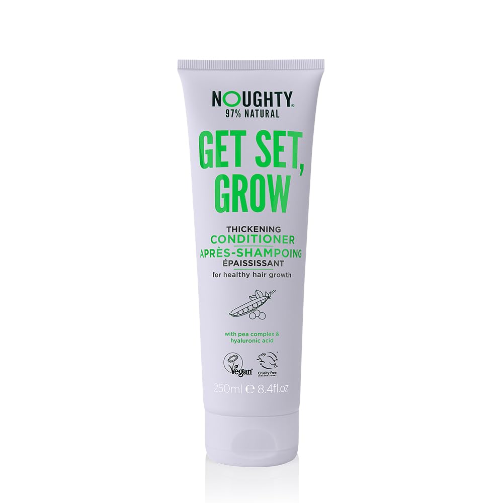 Noughty Get Set, Grow Hair Growth Conditioner Vegan Thickening Regrowth Repair Volumizing Hair, 250 ml, 8.4oz