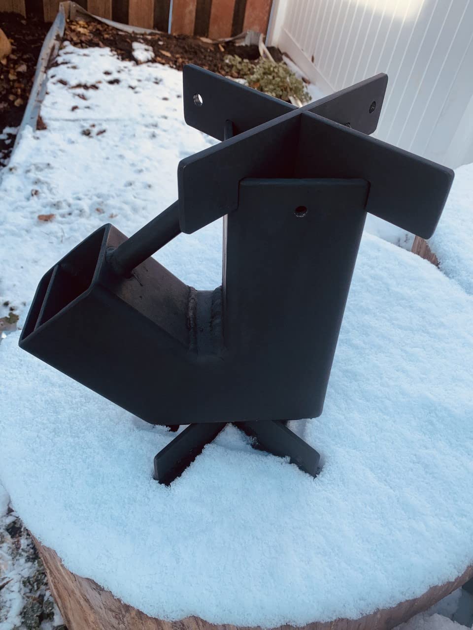 Rocket Stove With Removable Top Grill And Legs